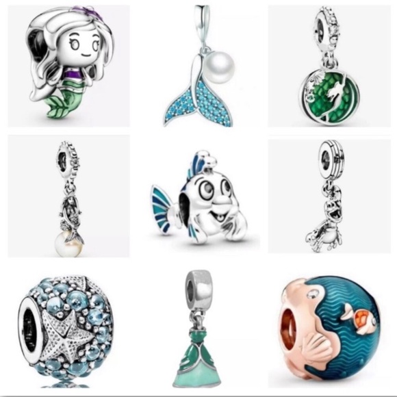 Ariel Little Mermaid | Jewelry | 9 Pieces Disney Little Mermaid Ariel ...